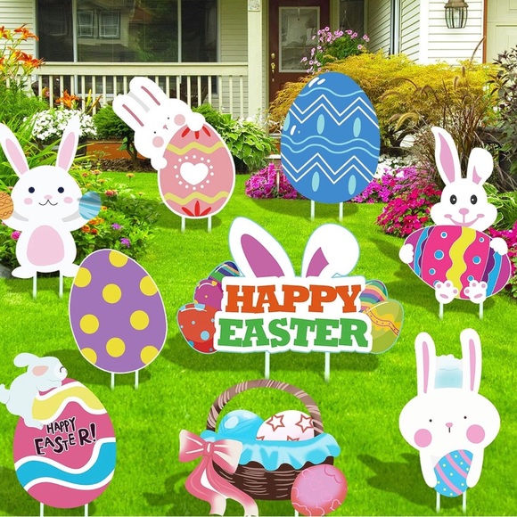 Easter | Holiday | New Easter Cardboard Cutout Yard Signs | Poshmark